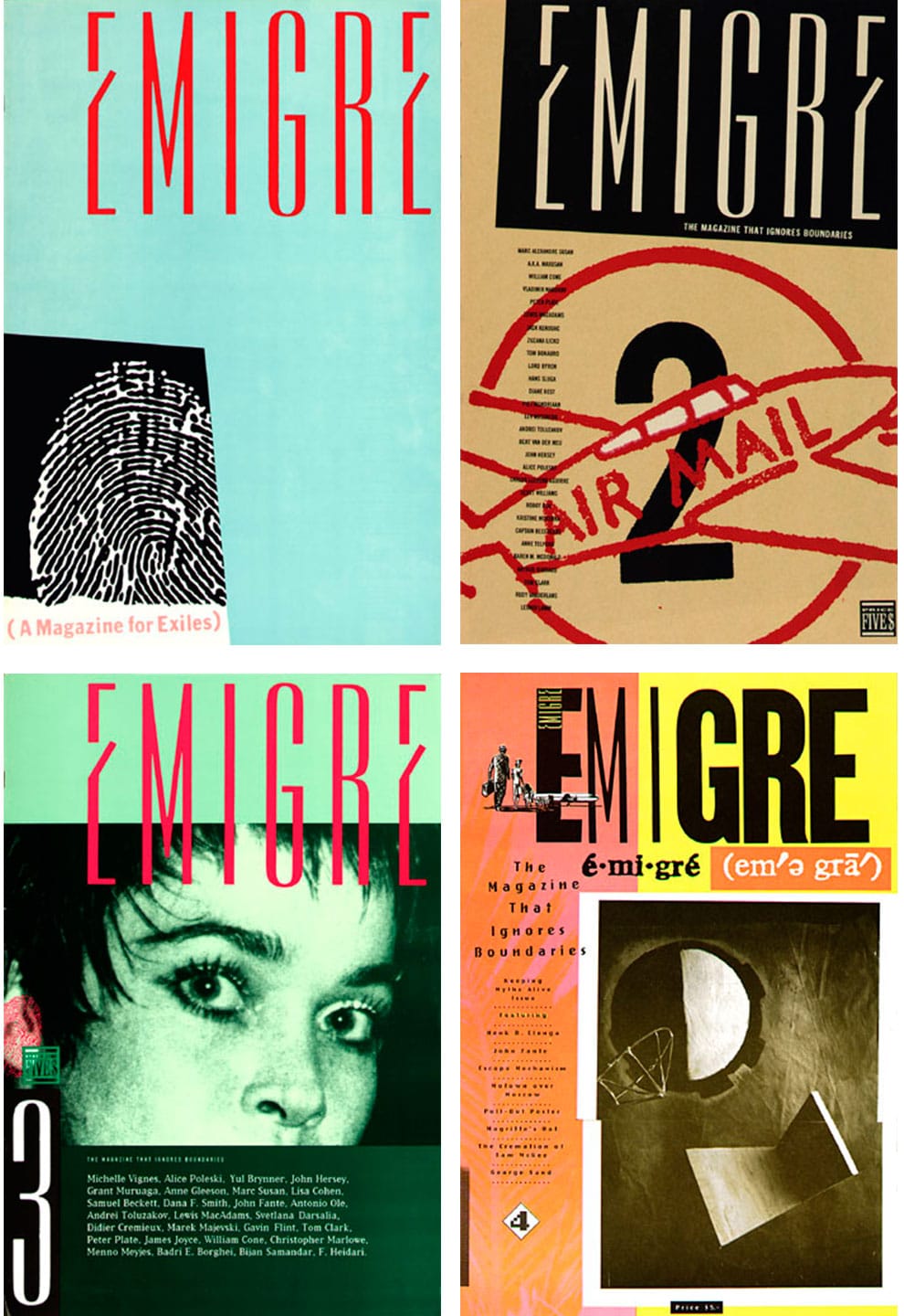 Zuzana Licko y la revista Emigre : Blanc!